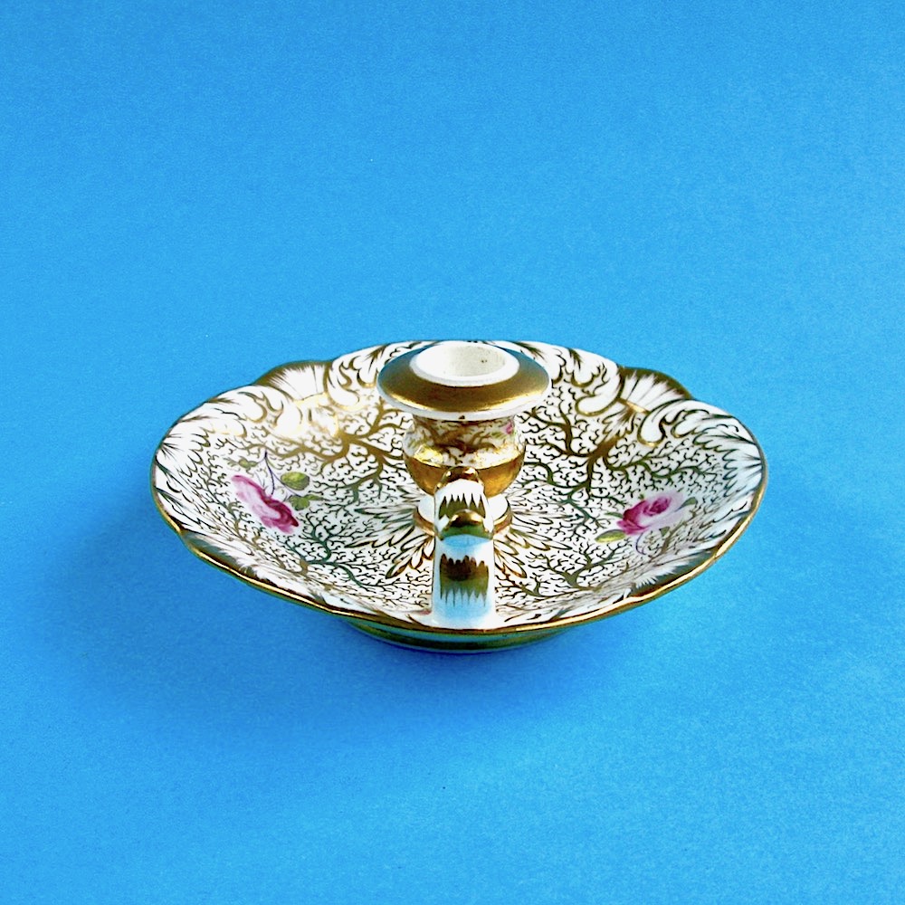 Item No. 1899 - Rockingham chamberstick - Mark and Sandra Diamond