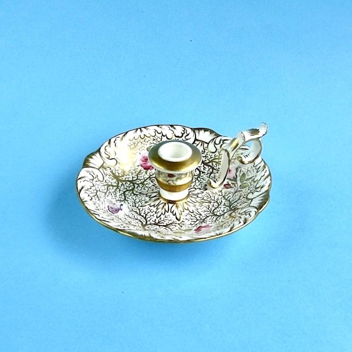 Item No. 1899 - Rockingham chamberstick - Mark and Sandra Diamond