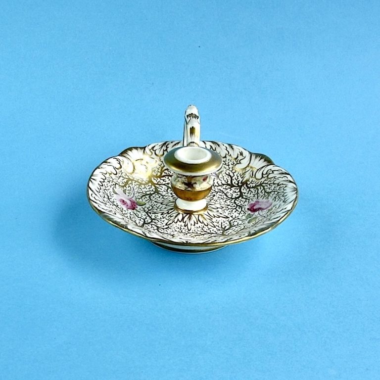 Item No. 1899 - Rockingham chamberstick - Mark and Sandra Diamond